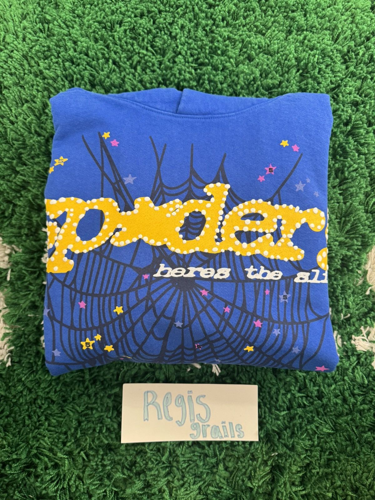 Spider Worldwide × Streetwear TC Blue Sp5der Hoodie | Grailed