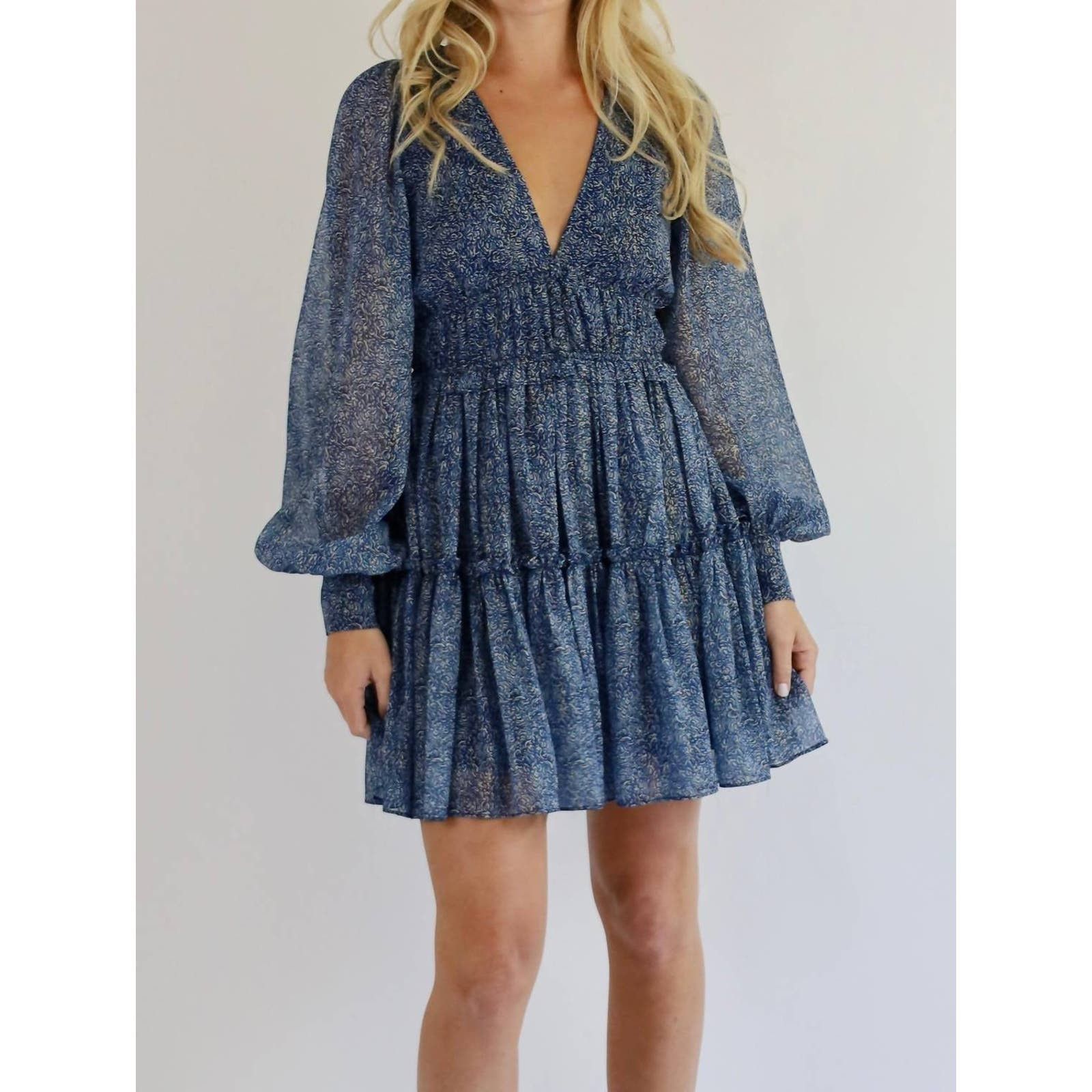 Designer SINCERELY OURS Margot Dress In Starry Night | Grailed