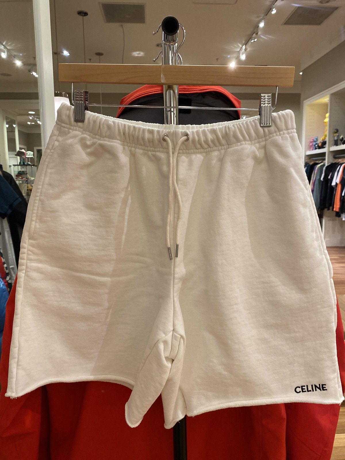 Celine White Celine Shorts | Grailed