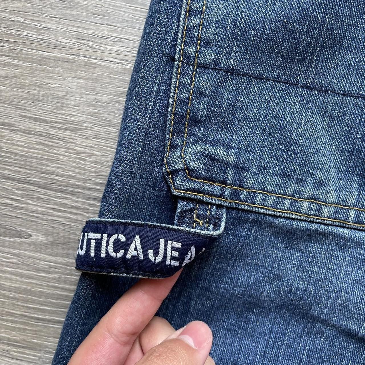 Nautica × Streetwear × Vintage Vintage Y2K Blue Nautica Carpenter Baggy ...