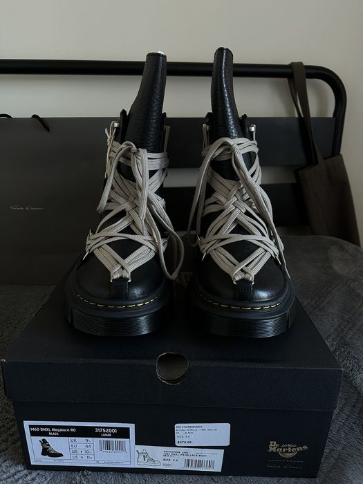 Rick Owens Rick Owens X Dr. Martens 1460 DMXL Megalace Boot | Grailed