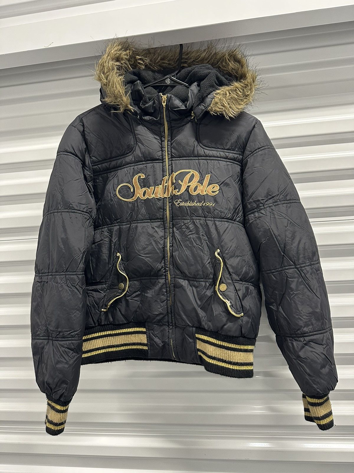 Vintage Southpole puffer with fur hood | Grailed