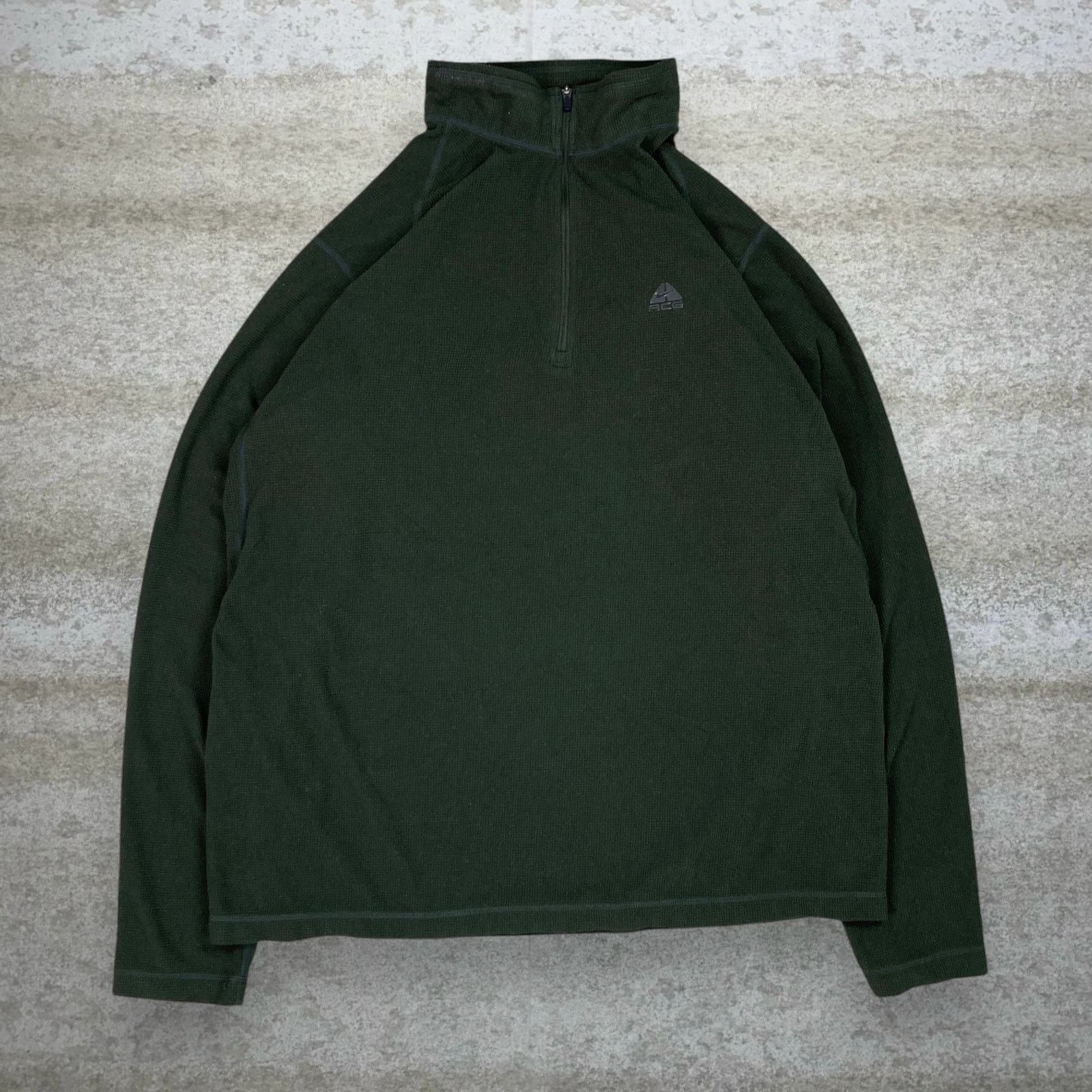 Nike × Nike ACG × Vintage Crazy Vintage Y2K Nike ACG Thermal Jacket Forest Green | Grailed
