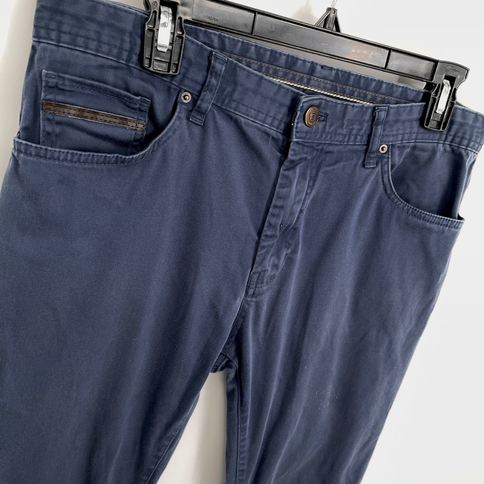 Zara Zara Man Basic Collection Pants Men Sz 34 Navy Chino Tapered | Grailed