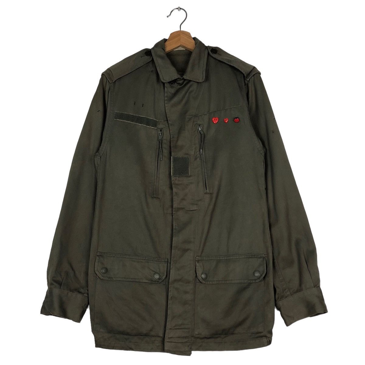 Military × Vintage 🔥Vintage Inspector Military Cargo Jacket Buzz ...