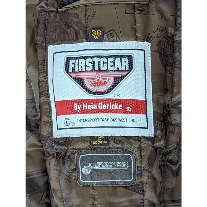 First Gear First Gear Ladies Leather KILIMANJARO Motorcycle Jacket SZ 8 ...