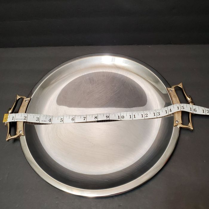 Vintage 1960s Metal Bar Serving Tray, Kromex Martini Tray, MCM Mid C ...