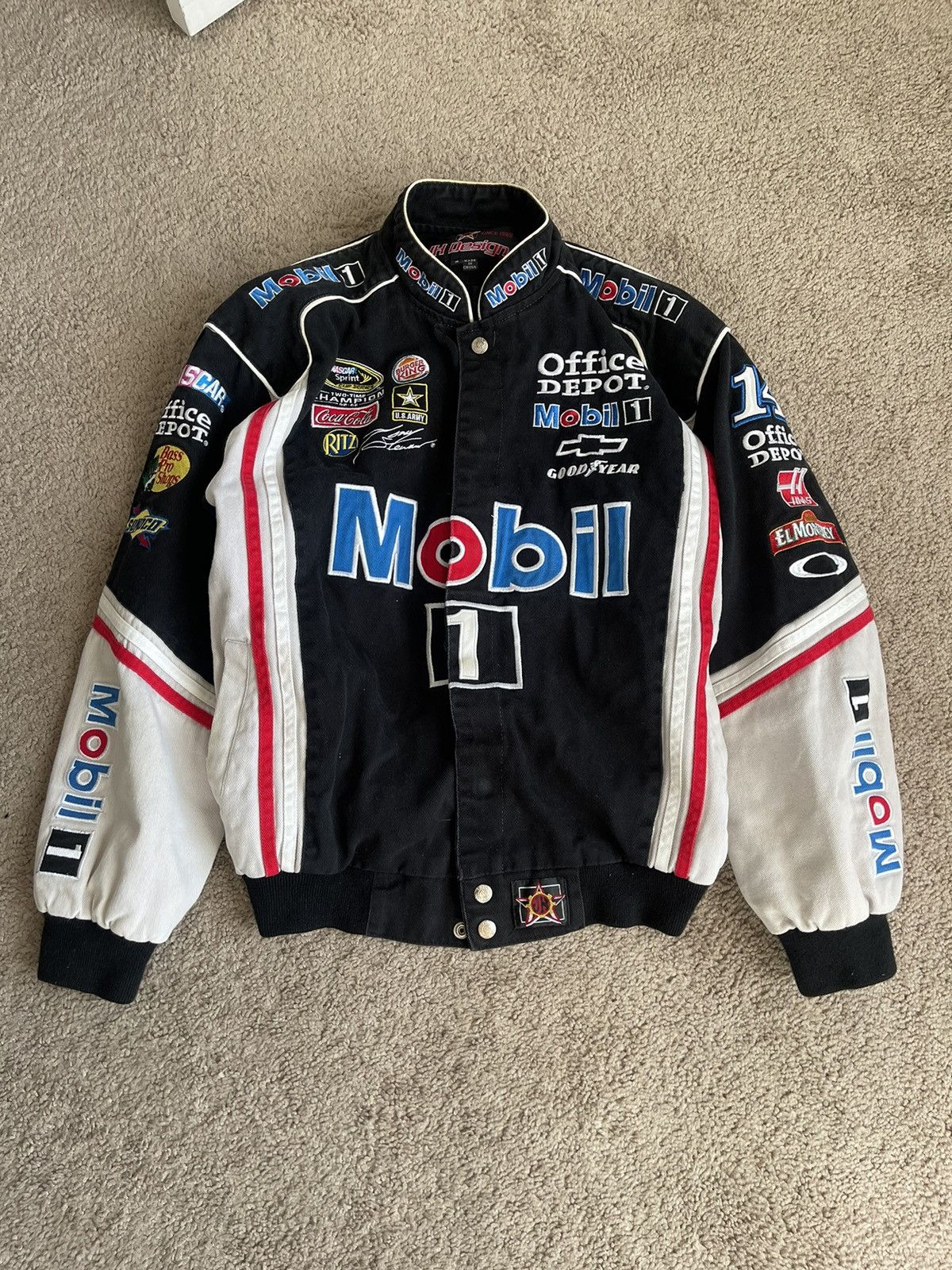 JH Design × Vintage VINTAGE JH DESIGN NASCAR JACKET | Grailed