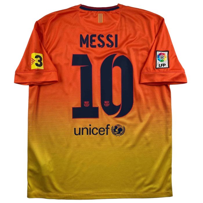 Nike FC Barcelona 2012-13 Nike Away Lionel Messi Soccer Jersey L | Grailed