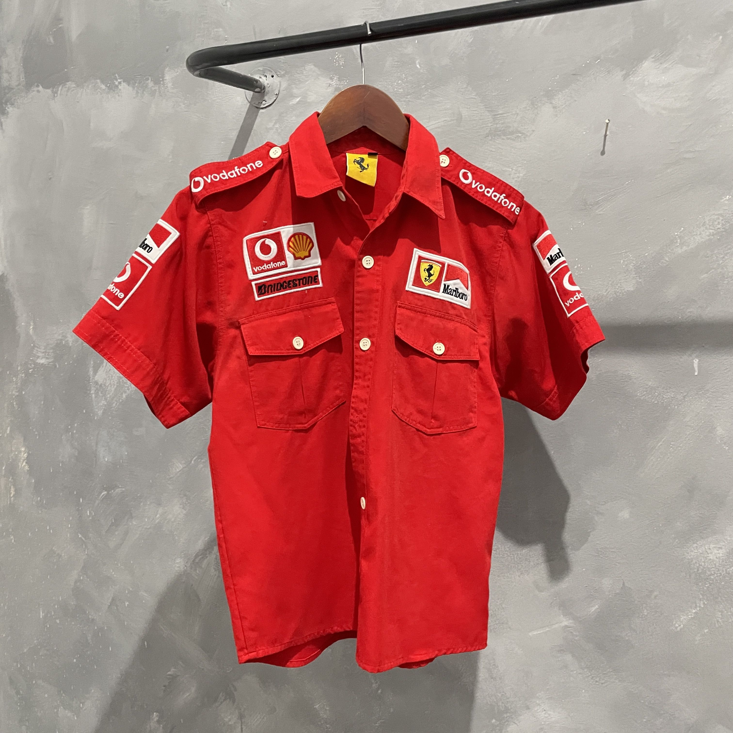 Ferrari Rare Vintage 1996 Scuderia Ferrari Work Shirt | Grailed