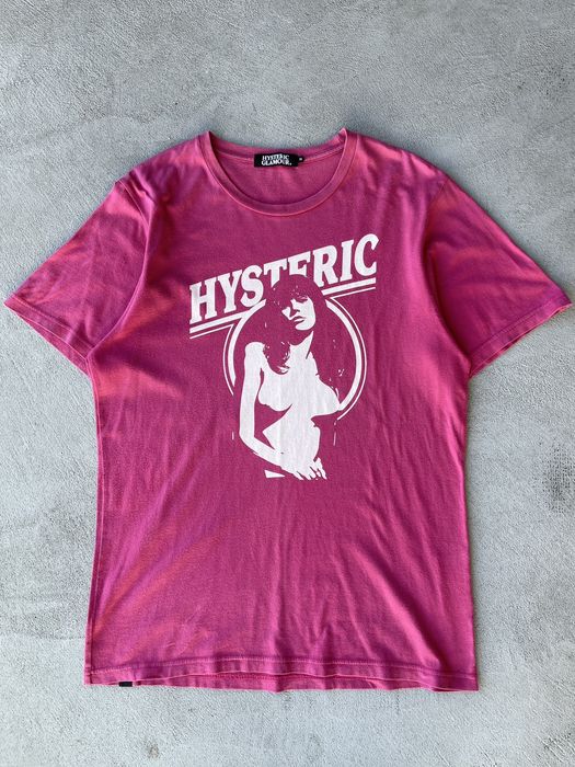 Vintage STEAL! VTG 2000s Hysteric Glamour Nude Girl Jumbo Logo Tee | Grailed