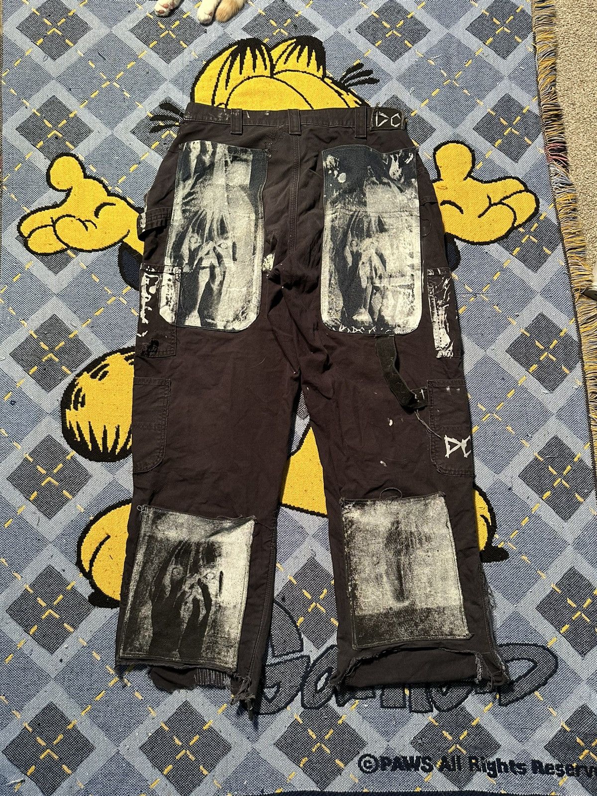 Carhartt × JNCO Vintage Custom JNCO Like BAGGY Demonic Print Huge ...