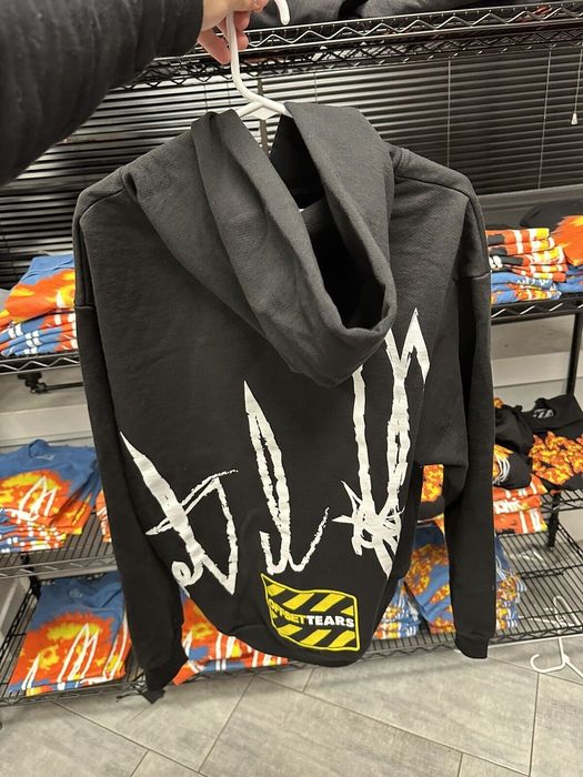 DENIM TEARS Denim Tears x Offset Hoodie (Black) | Grailed