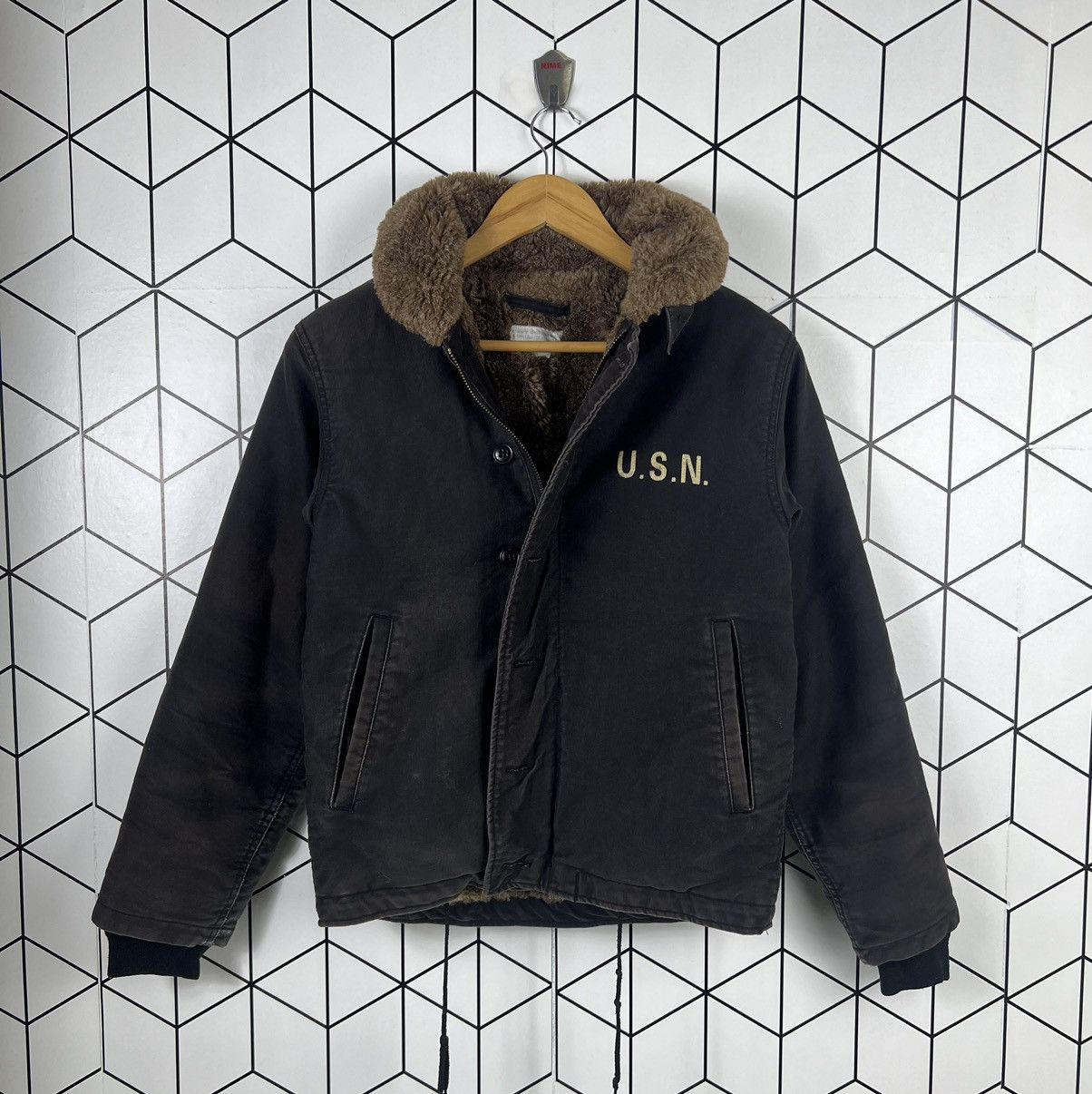Vintage VINTAGE USN N1 DECK JACKET MILITARY HEAVY JACKET | Grailed