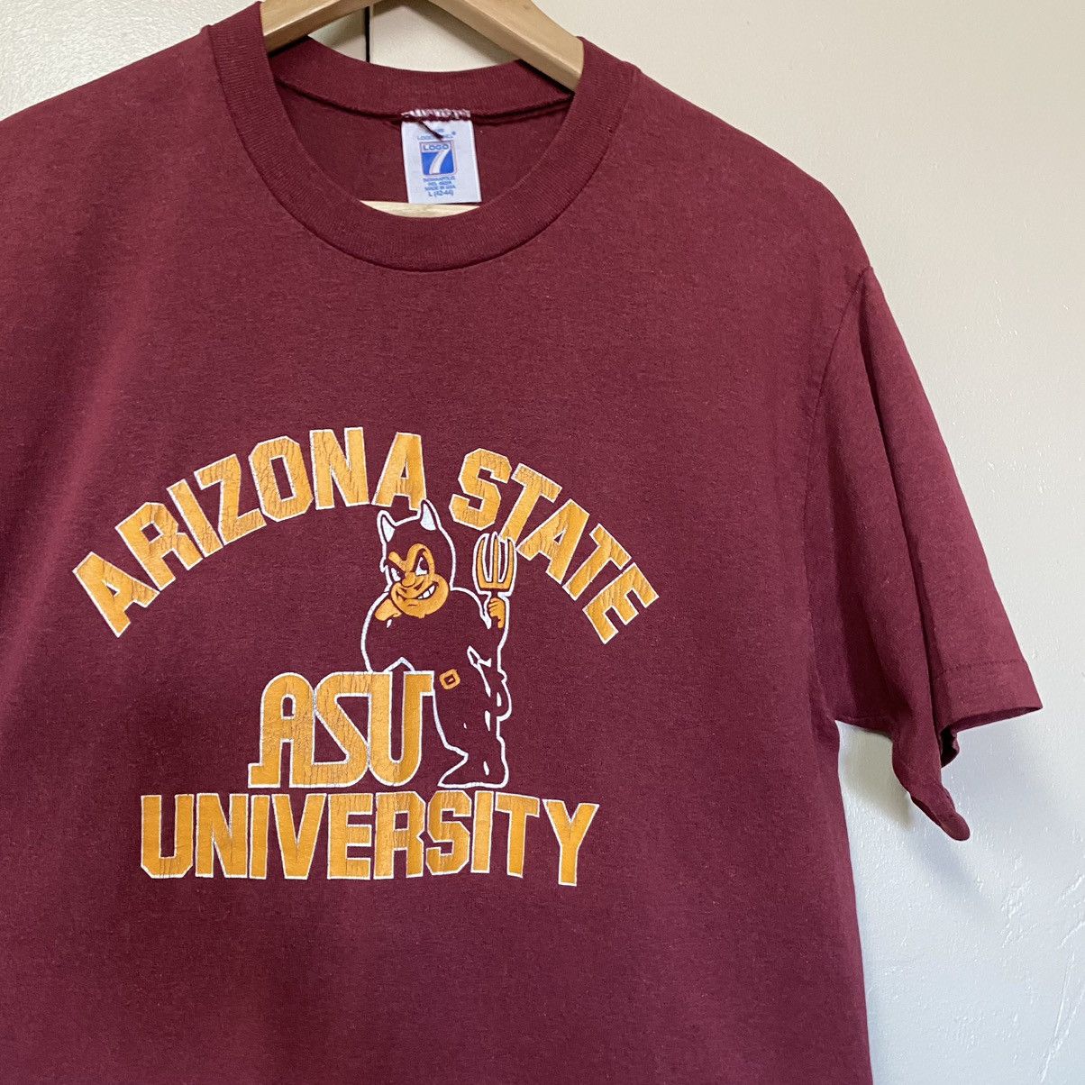 Logo 7 × Vintage Vintage Arizona State University shirt ASU size large ...