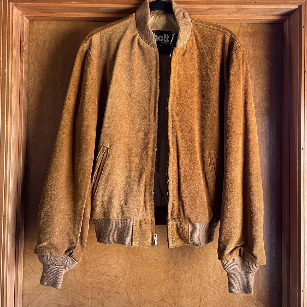 Schott Vintage Schotts Suede Bomber Jacket | Grailed