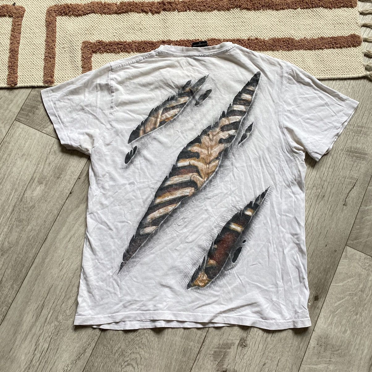 Vintage SPIRAL Y2K 666 PENTAGRAM BONES SKELETON AVANT GARDE T SHIRT ...