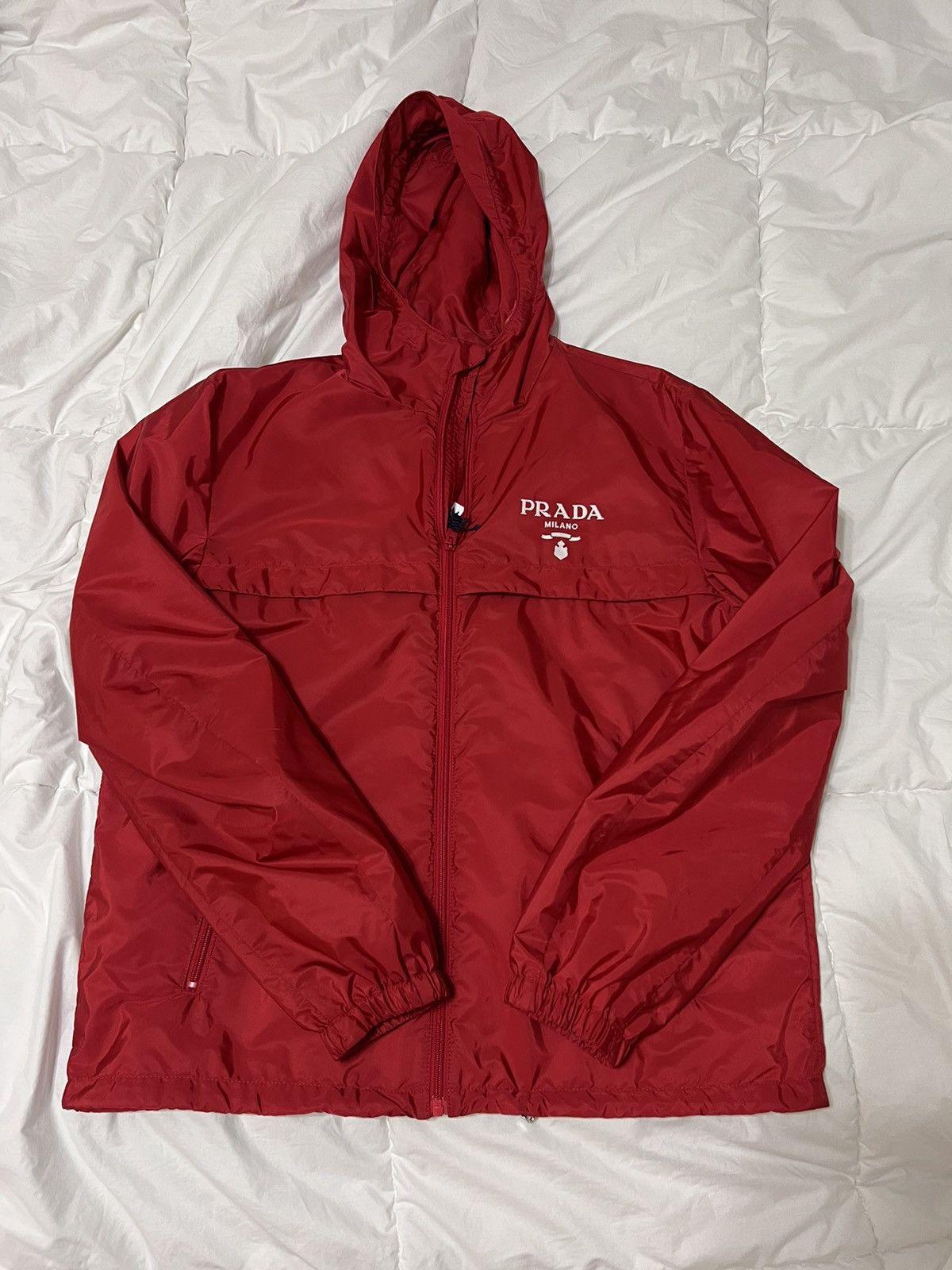 Prada Prada Re nylon windbreaker jacket | Grailed