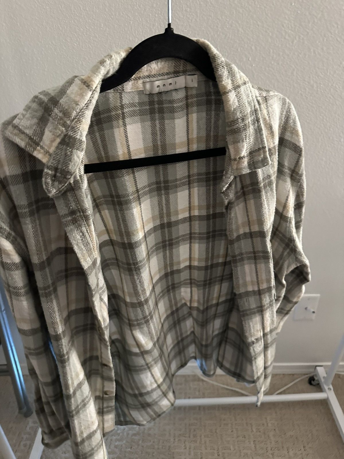 MNML × Streetwear × Vintage MNML Flannel Long Sleeve Shirt | Grailed