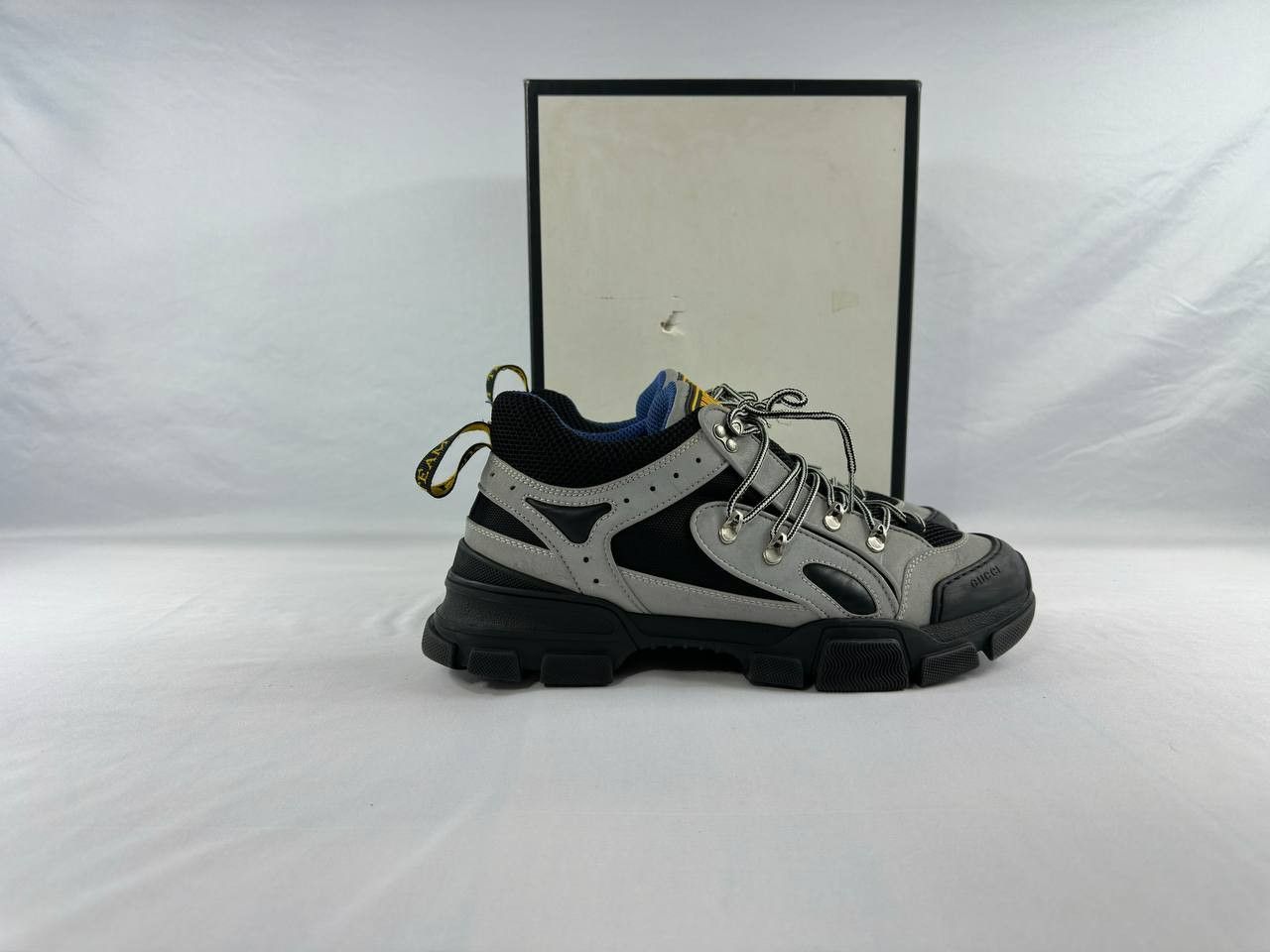 Gucci Gucci Flashtrek SEGA Reflective Grey Sneakers | Grailed