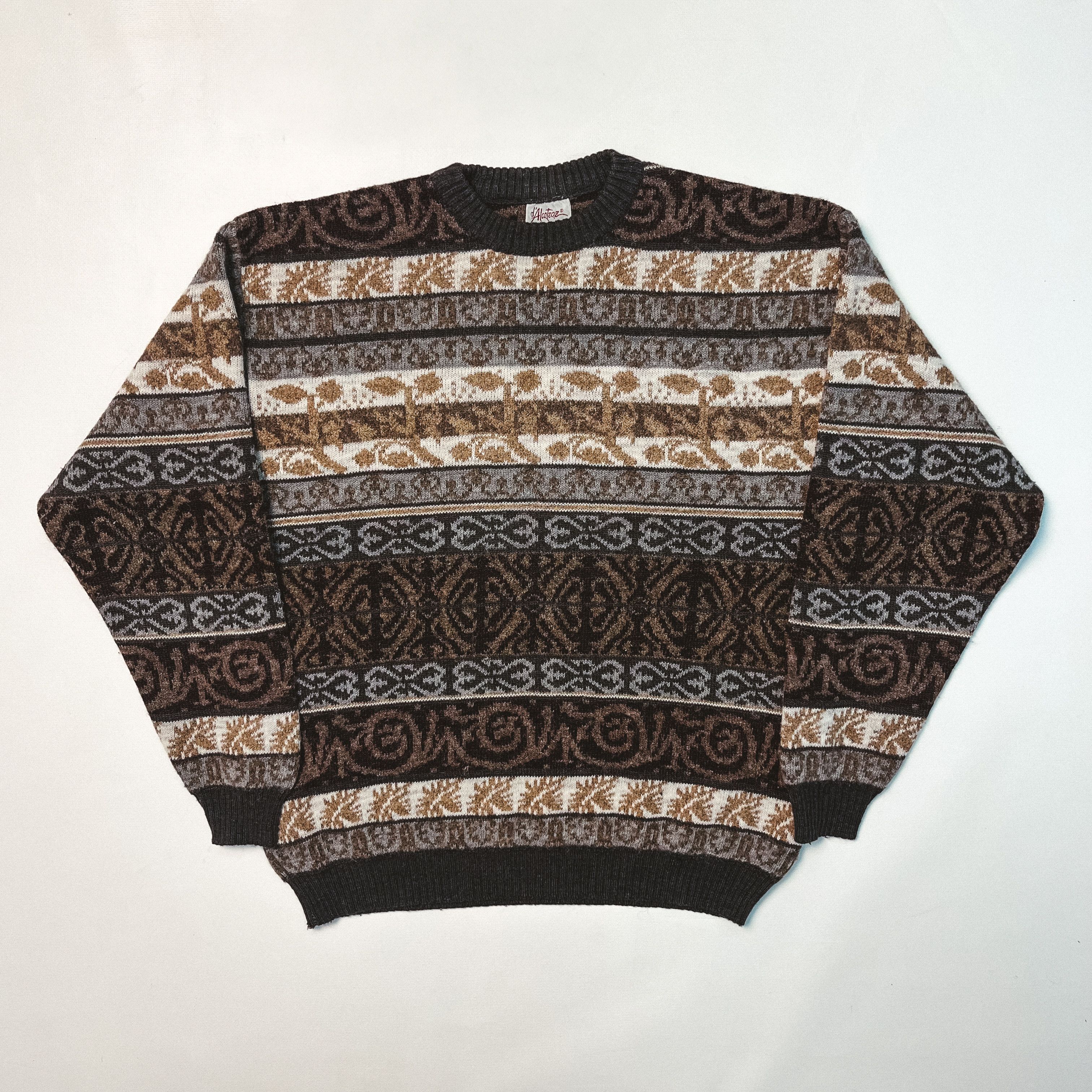 Vintage Vintage Italian Pattern Knit Sweater | Grailed