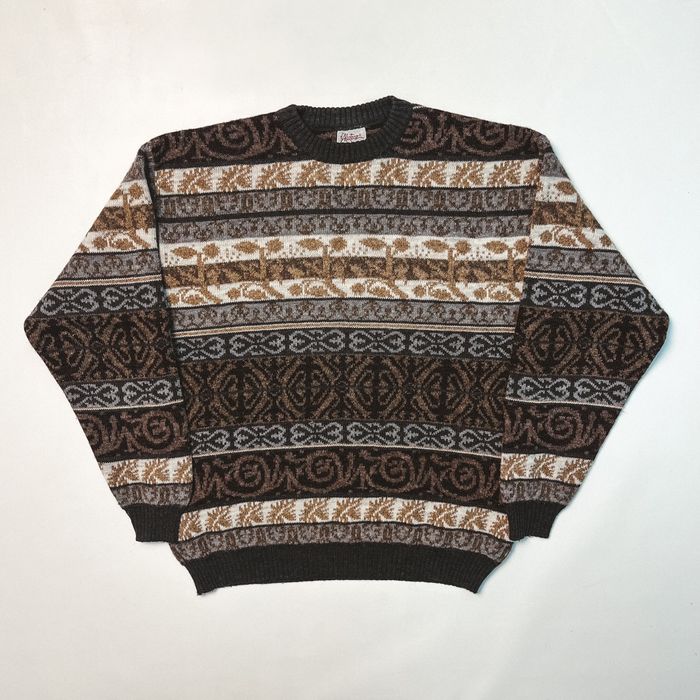 Vintage Vintage Italian Pattern Knit Sweater | Grailed