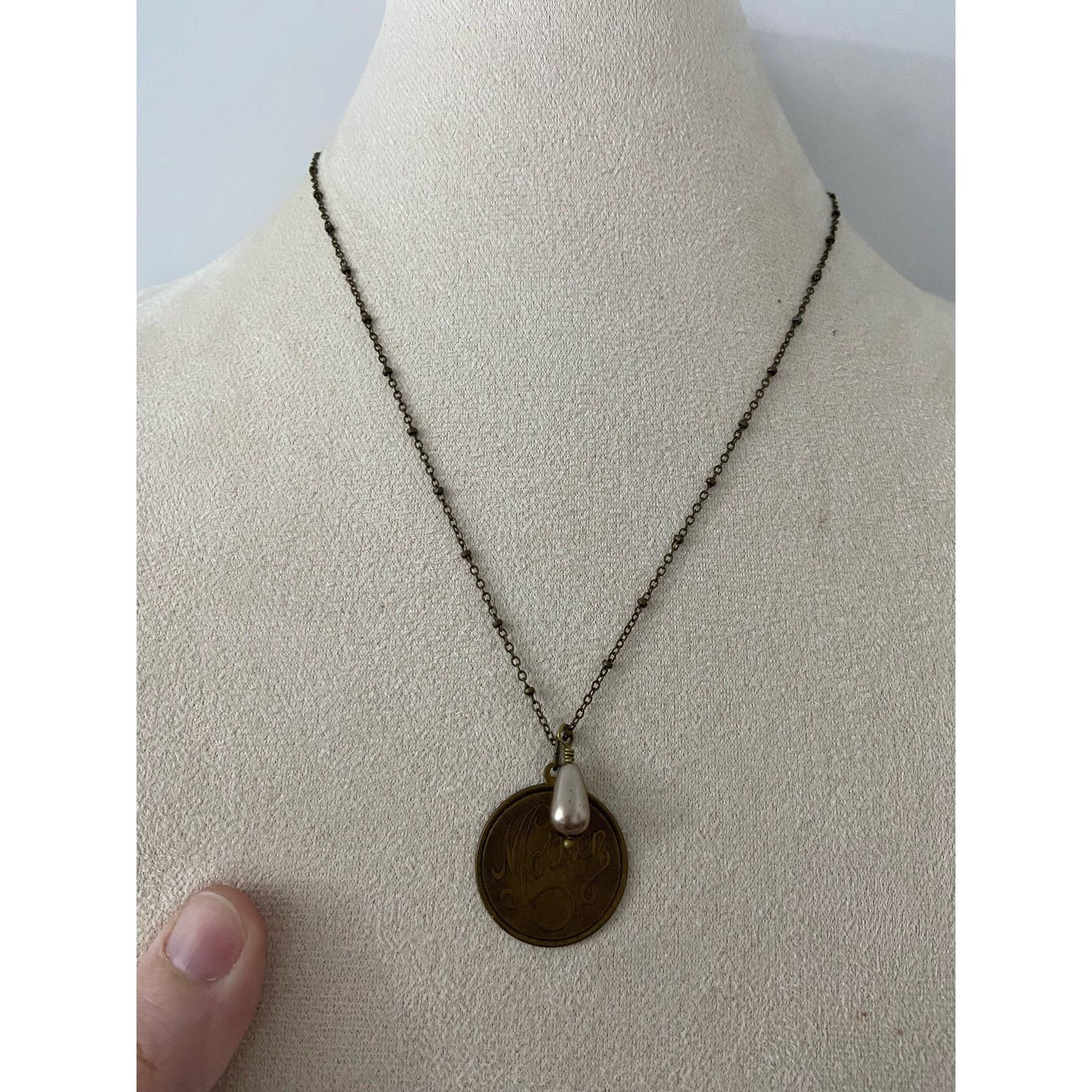 Generic Amano studio mother necklace copper tone | Grailed