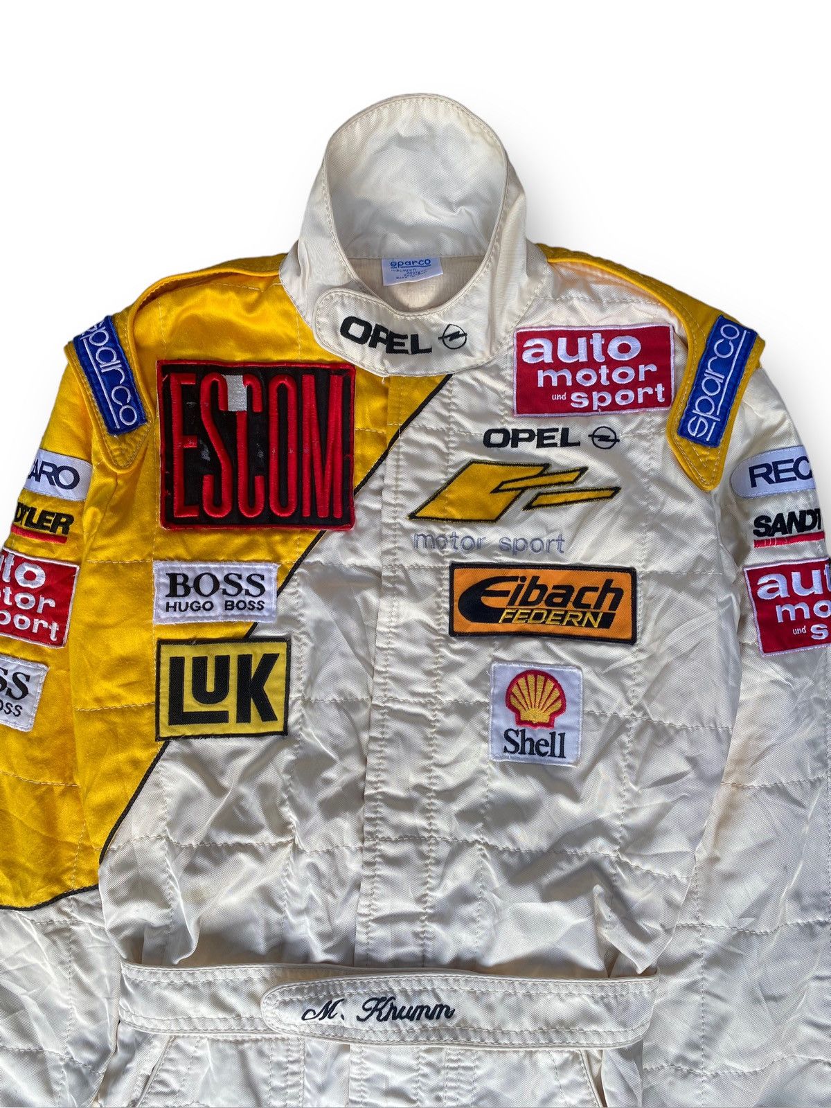 Vintage Sparco Overall Racing Suit Japan GT Driver Michael Krumm.#B8 ...