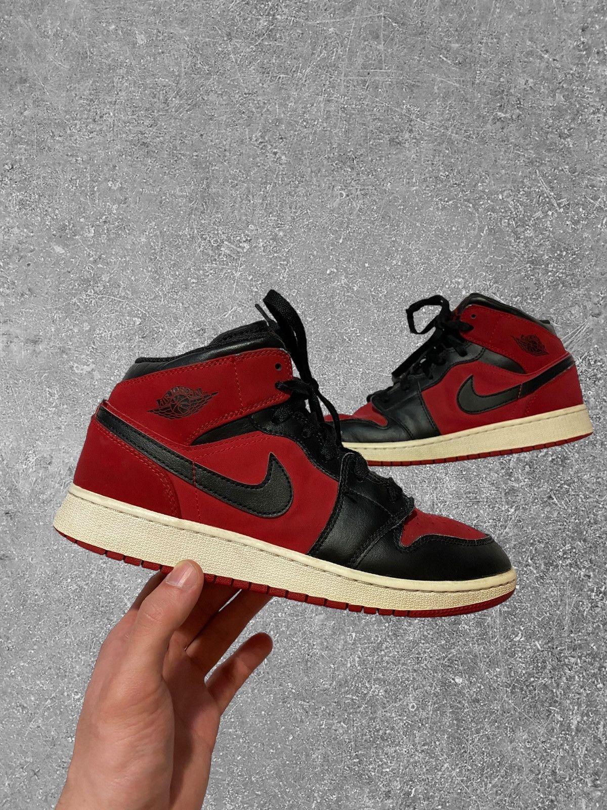 Jordan Brand × Nike × Streetwear Air Jordan 1 mid bg gym red | Grailed