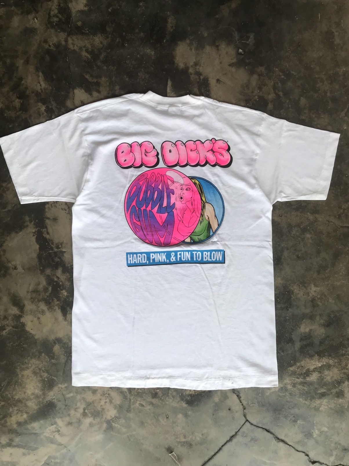 Vintage Vintage 90s Big Dicks Bubble Gum Porn Tee Grailed
