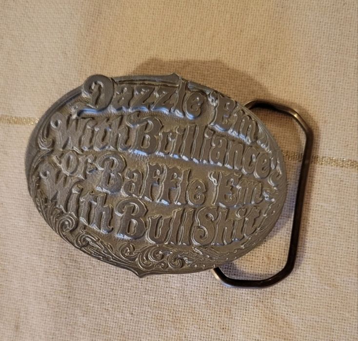 Vintage 80s Vintage Fine Pewter Belt Buckle Made in USA | Grailed