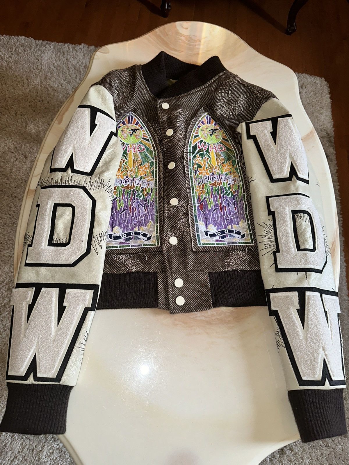 Who Decides War Who Decides War Varsity Jacket | Grailed