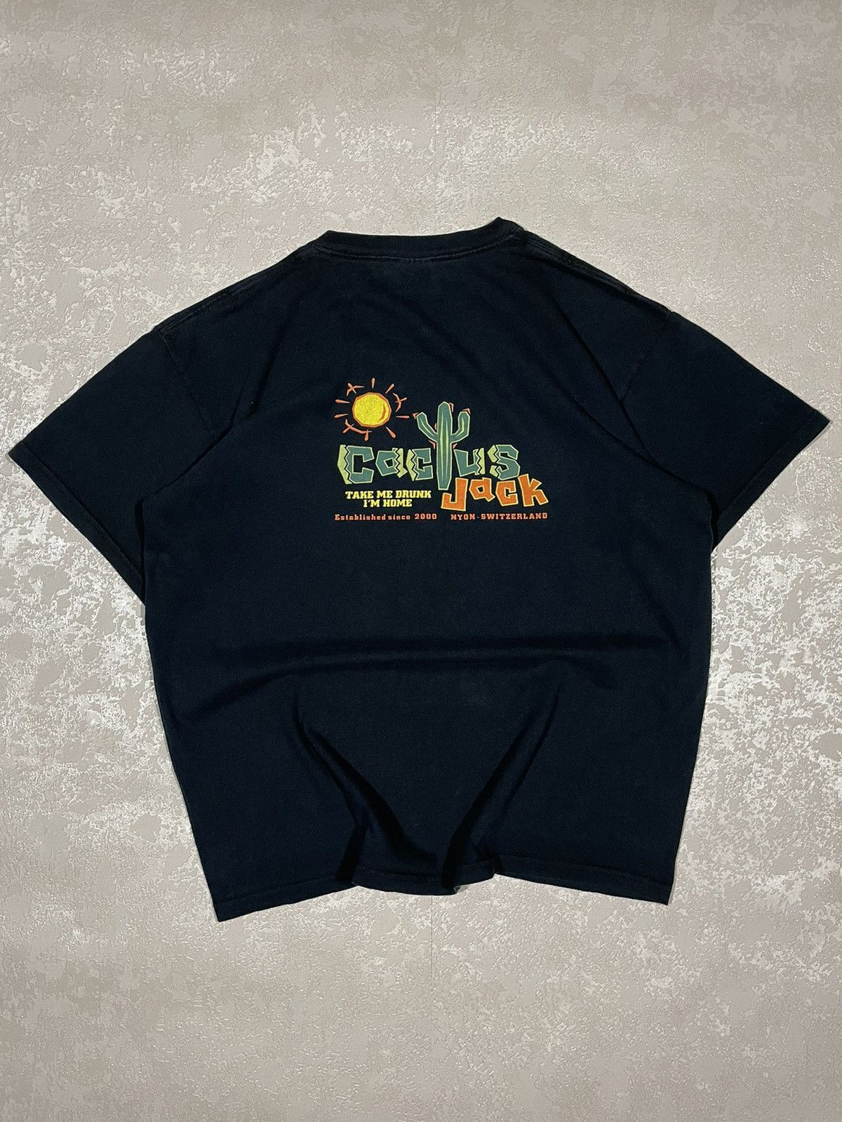 Band Tees × Rap Tees × Vintage Vintage Cactus Jack Travis Scott Style T Shirt Nyon | Grailed