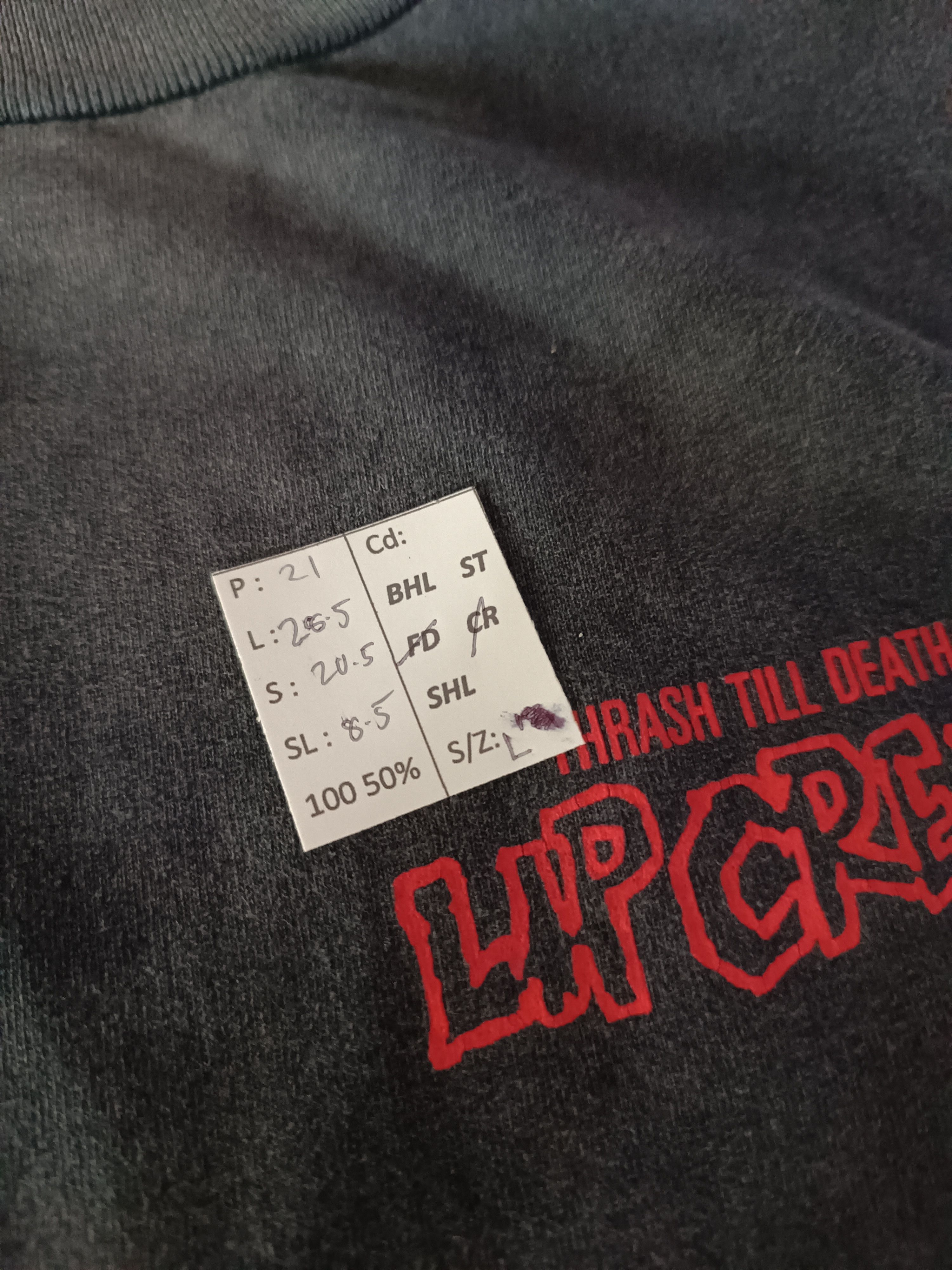 Vintage VINTAGE 90'S FADED LIP CREAM JAPAN THRASH METAL HARCORE PUNK ...