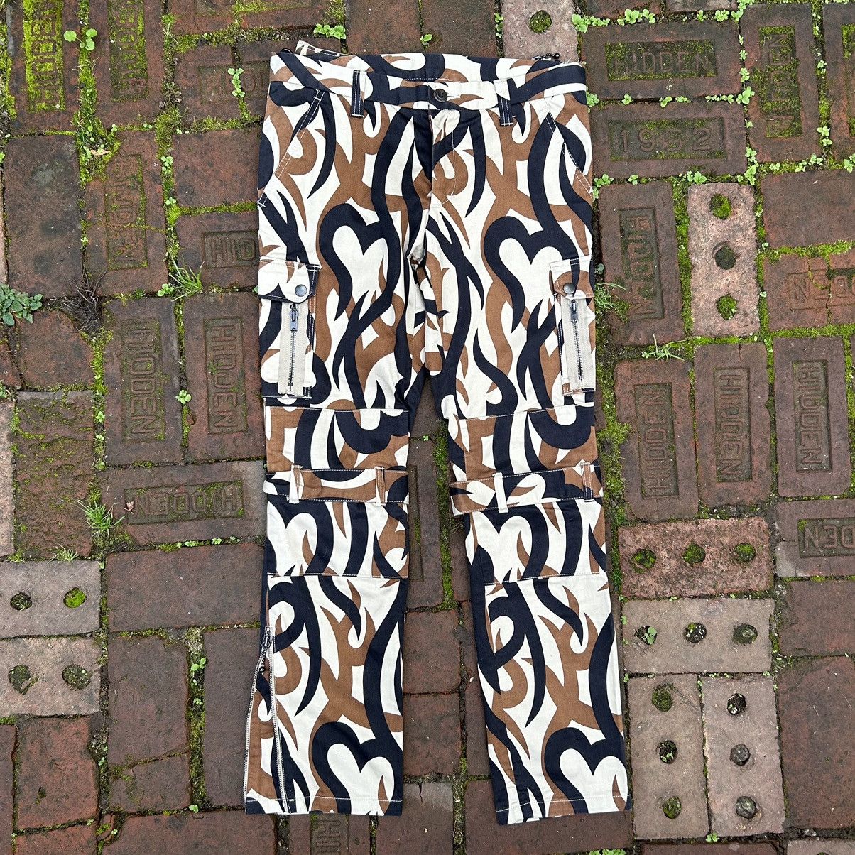 Number (N)ine AW04 Tribal Camo Cargo Pants W/ Pouch | Grailed
