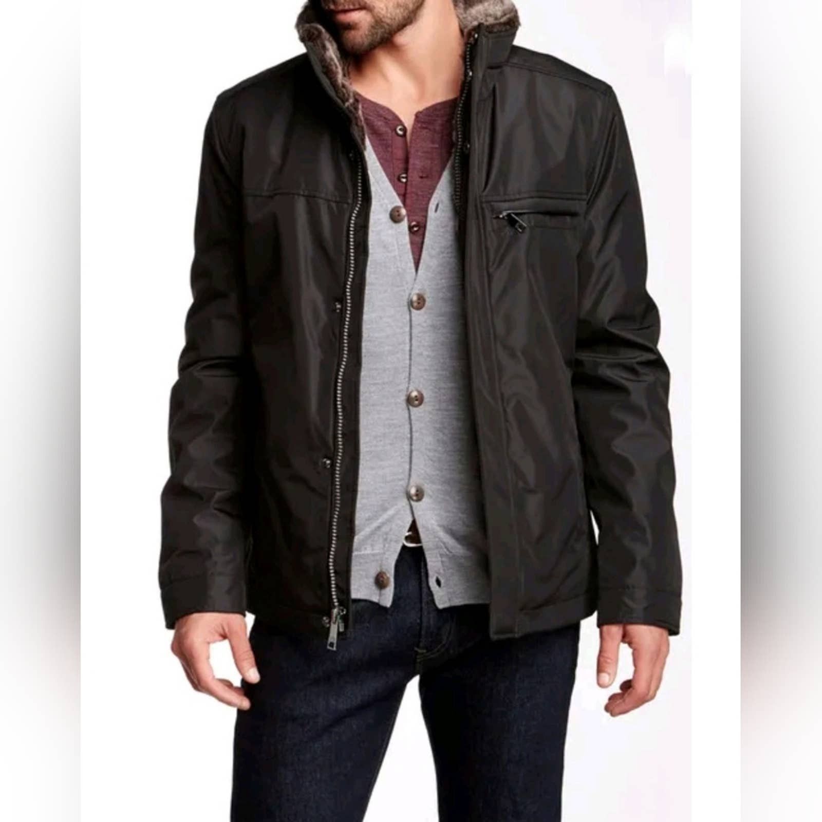 Andrew Marc Marc New York by Andrew Marc Faux Fur Trim Bowery Jacket ...