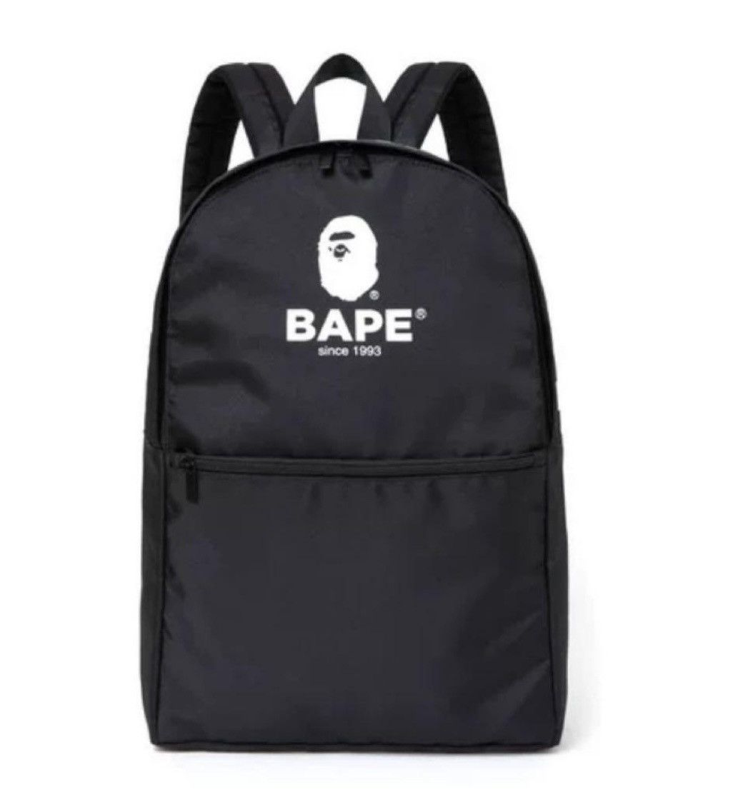 Bape A Bathing Ape e mook Backpack Black | Grailed