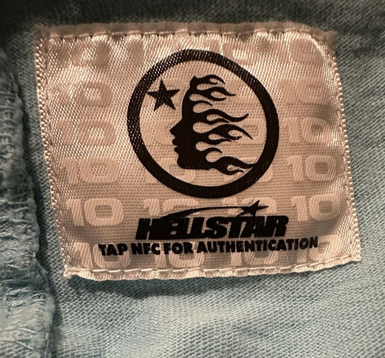 HELLSTAR Hellstar Studios “Neuron Tour” T-Shirt Light Blue | Grailed