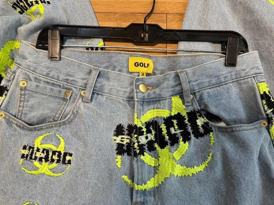 Golf Wang Biohazard Jeans By Golf Wang | Grailed