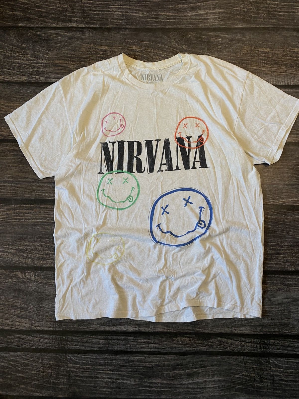 Nirvana Nirvana multi logo vintage t-shirt rock merch | Grailed