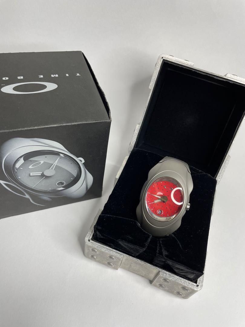 Oakley oakley time bomb l watches Cannon red 1998 | Grailed