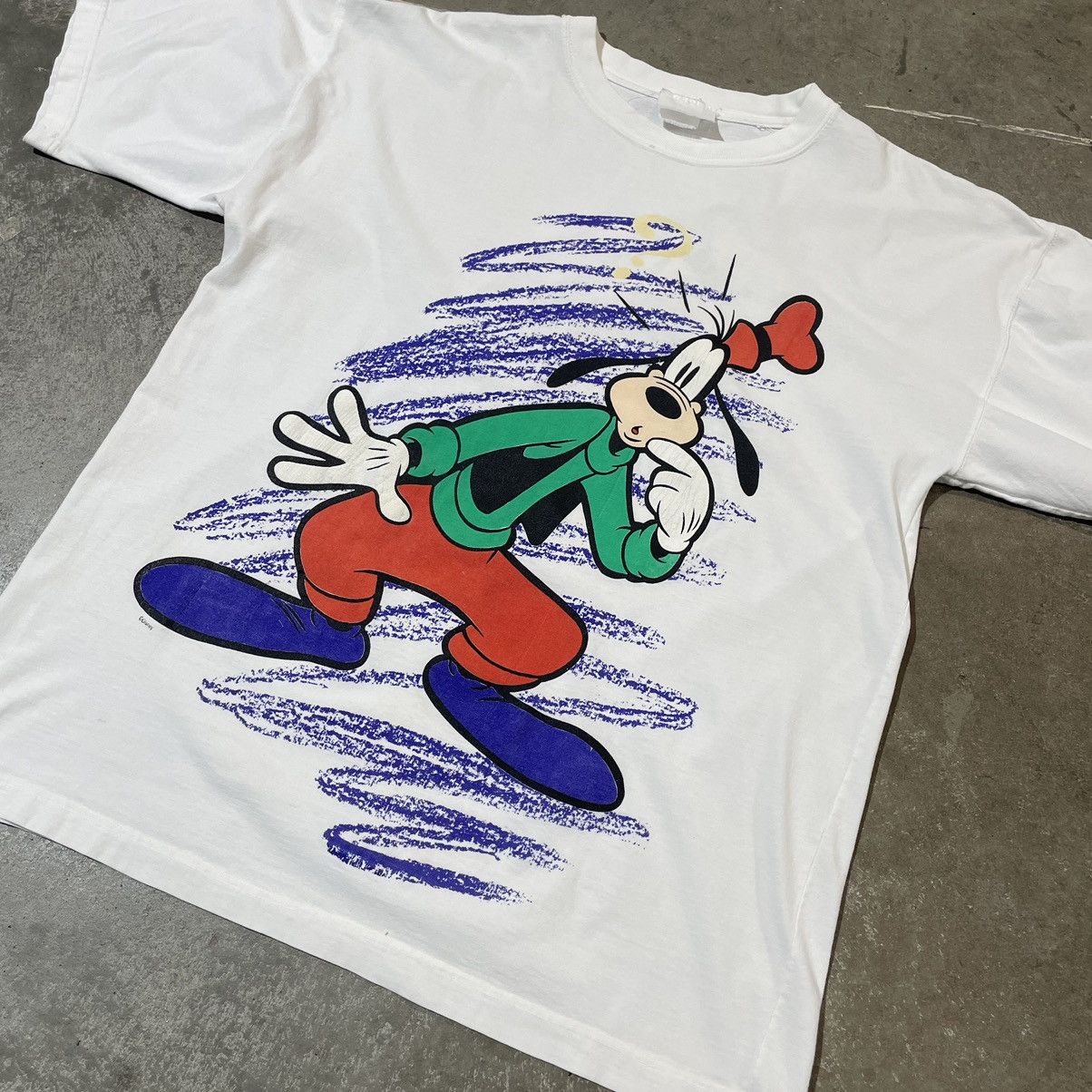 Vintage Vintage 90s Goofy splash art graphic tee | Grailed