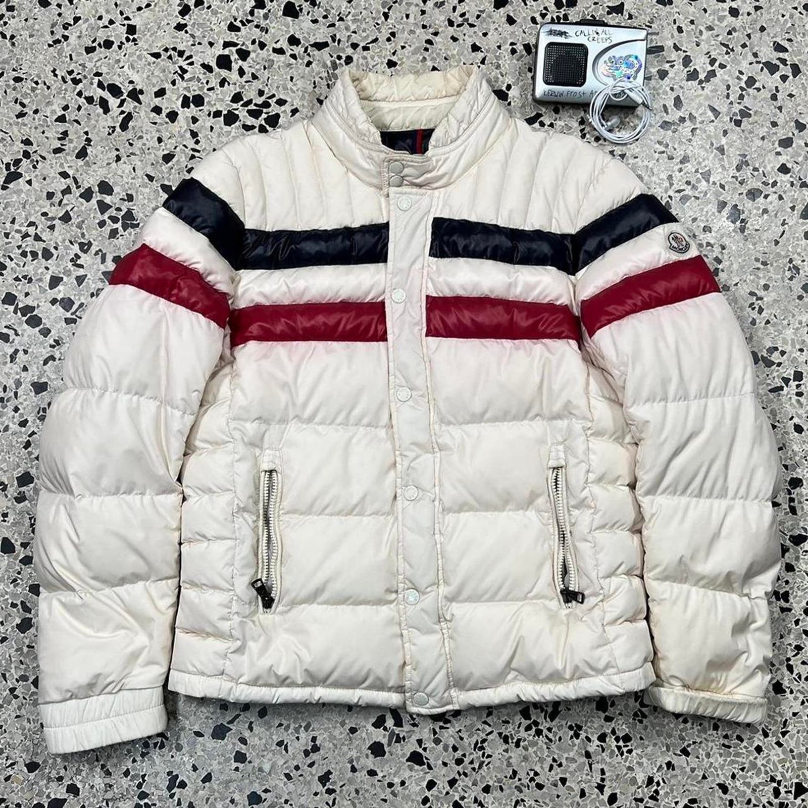 Moncler MONCLER RED WHITE & BLUE MENUIRE JACKET (IYKYK): | Grailed