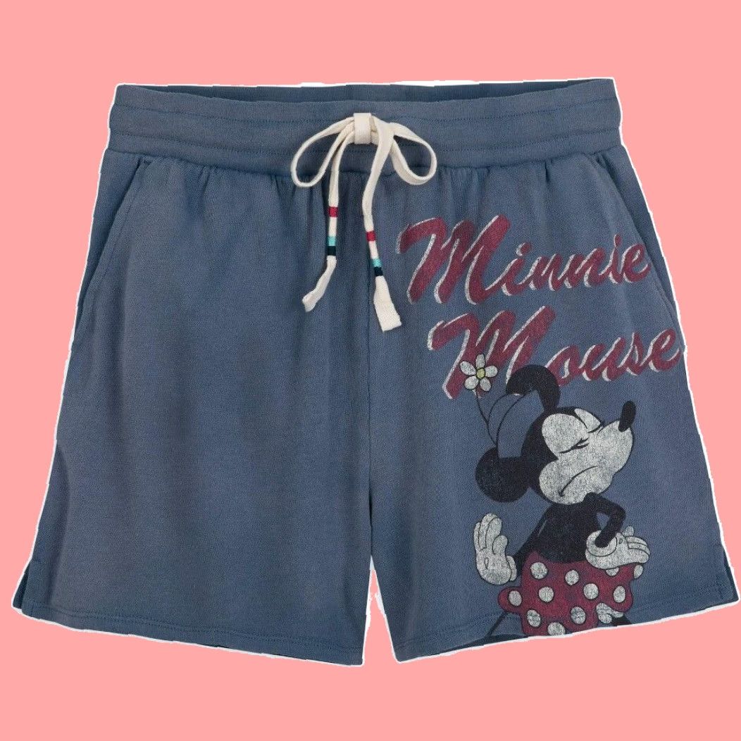 Disney Minnie Mouse Fleece Shorts for Women in Blue Large Size from the ...