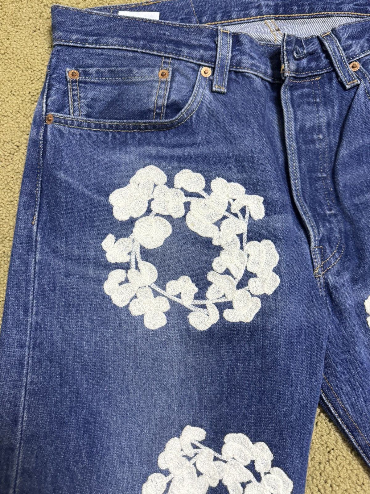 DENIM TEARS × Levi's Denim Tears chain stitched | Grailed