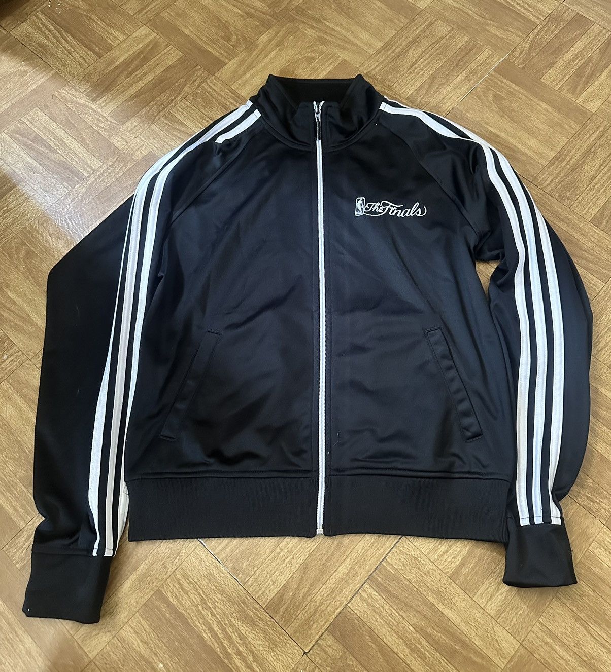 Adidas × NBA Rare NBA Finals Adidas Zip Up Jacket | Grailed