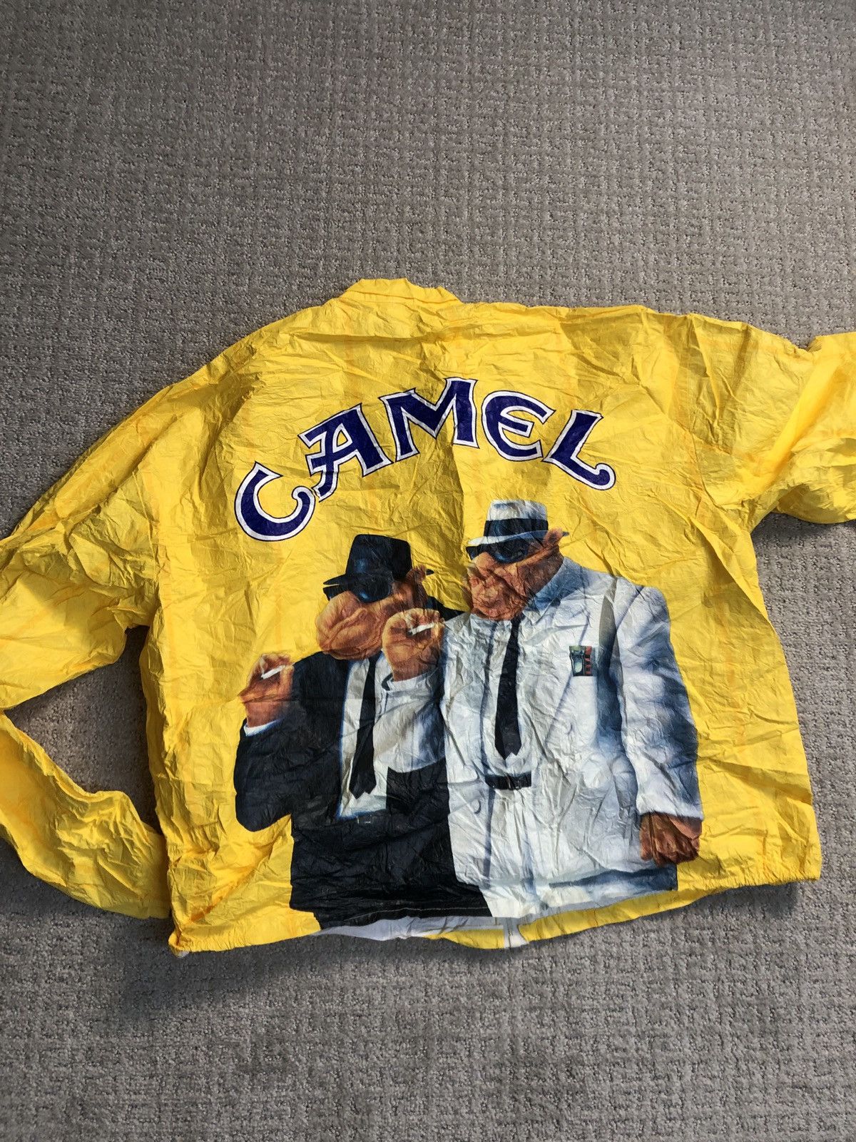 Vintage Vintage JOE CAMEL Cigarettes Promo Yellow Tyvek | Grailed