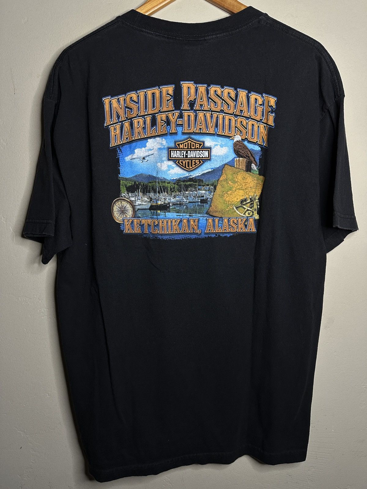 Vintage *RARE* Vintage Harley Davidson Ketchikan Alaska Biker Shirt ...