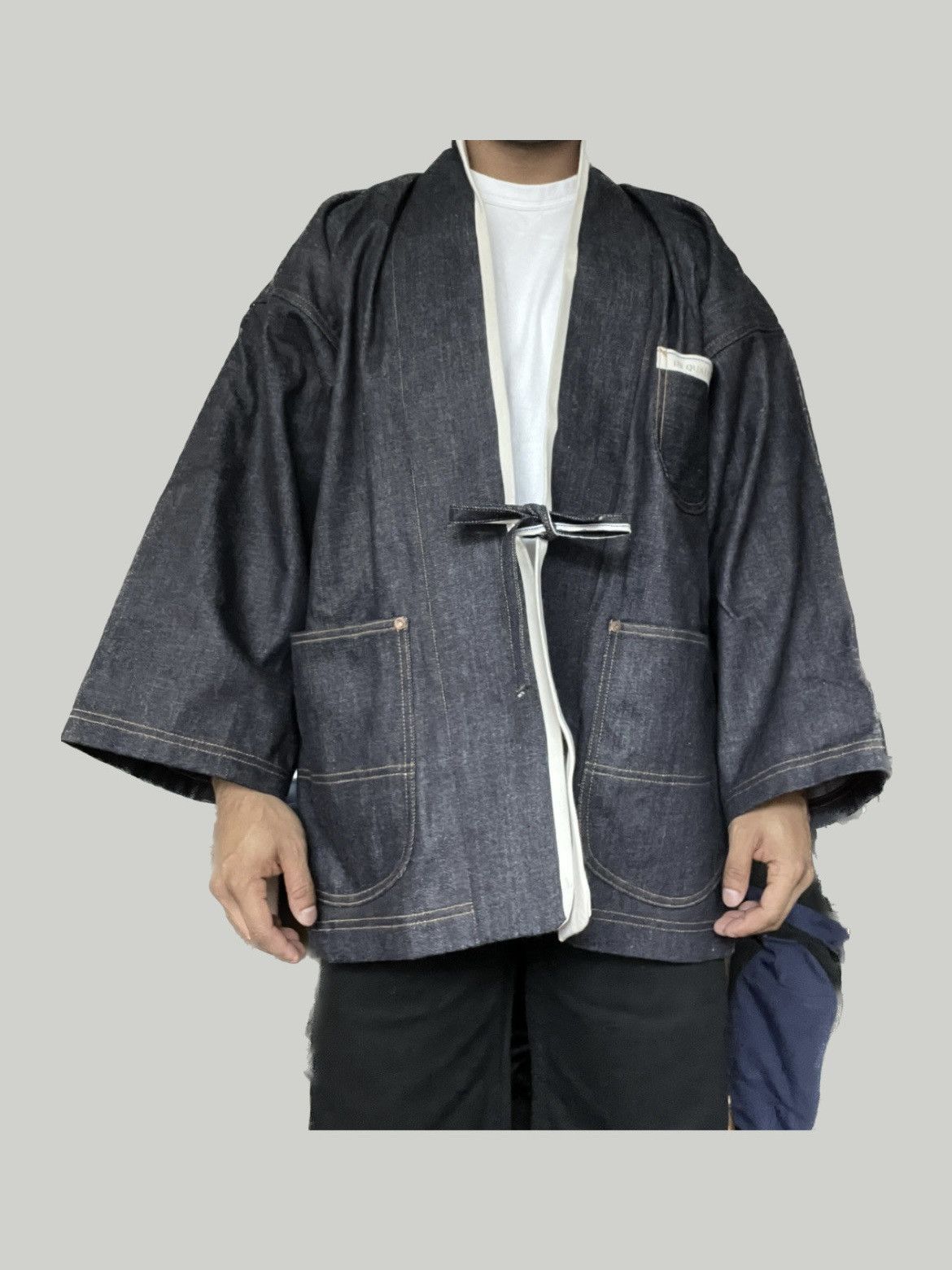 Visvim Indigo Selvedge Denim Kimono | Grailed