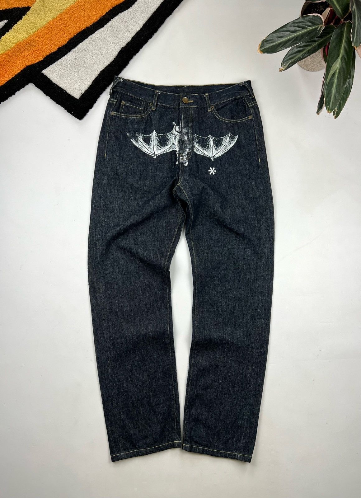 Streetwear *YEARS OF TEARS (osbatt) - Flying bat selvedge denim | Grailed